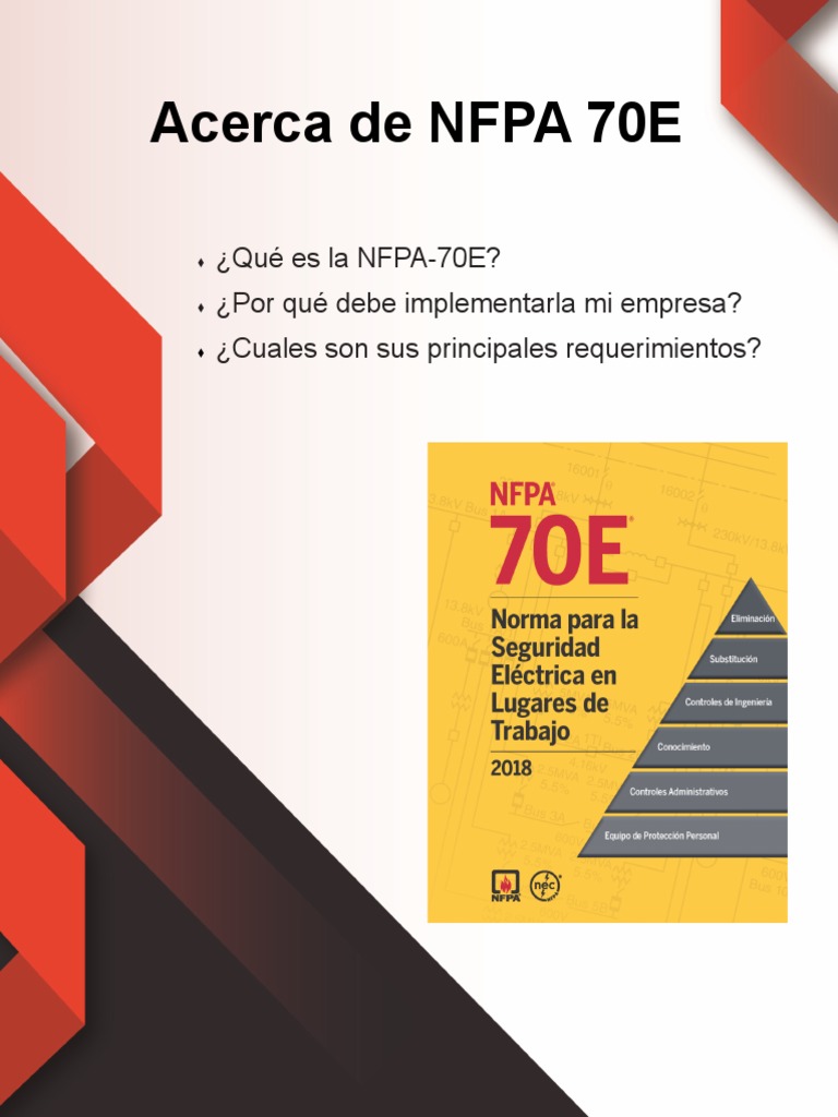 Acerca de NFPA 70E | PDF