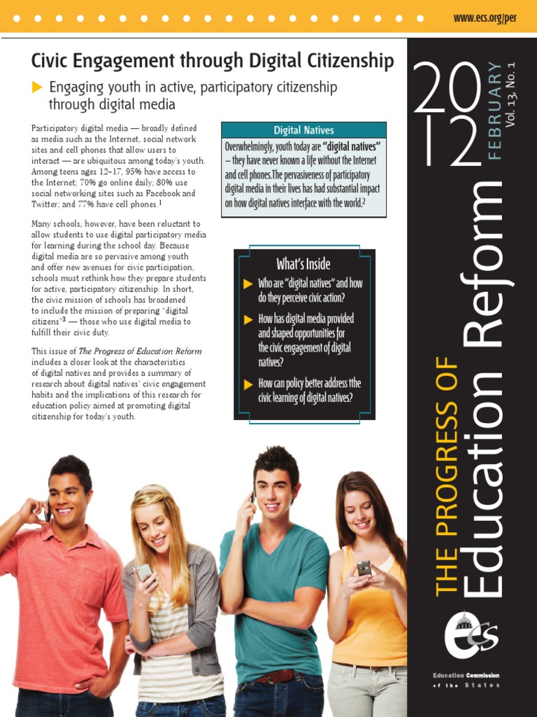 Civic Engagement Through Digital Citizenship | PDF | Civic Engagement ...