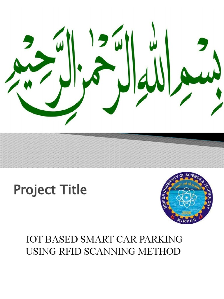 iot smart parking.pptx 2 | PDF | Parking | Internet Of Things