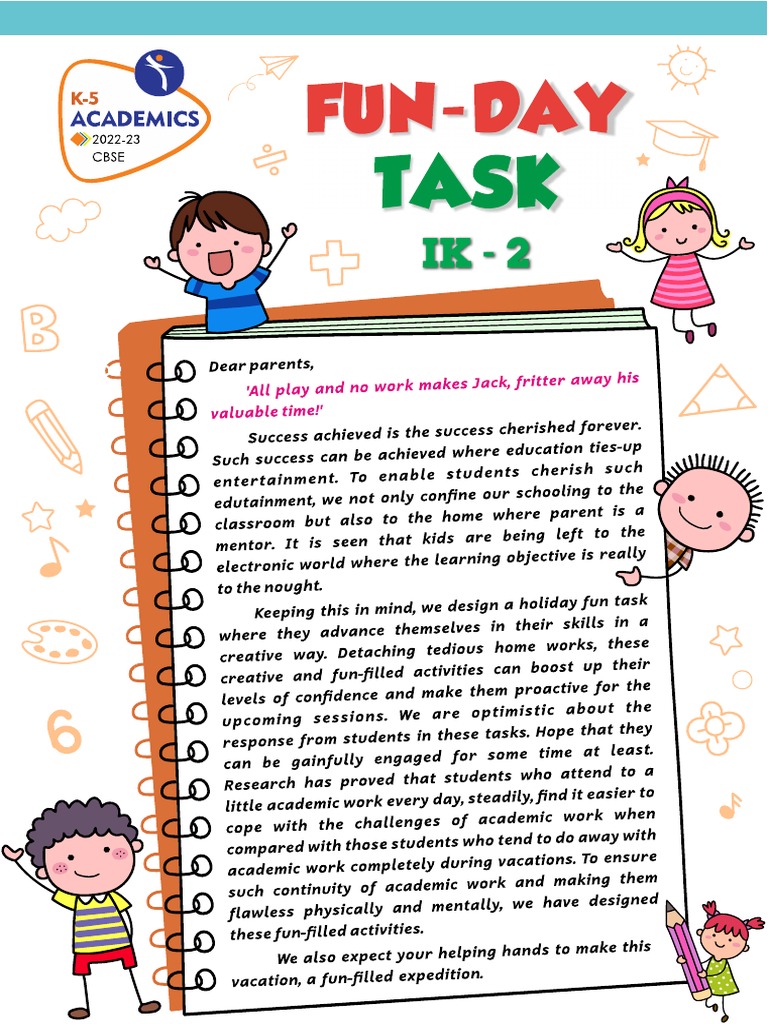 Fun-Day Task - IK 2 | PDF | Taste | Foods