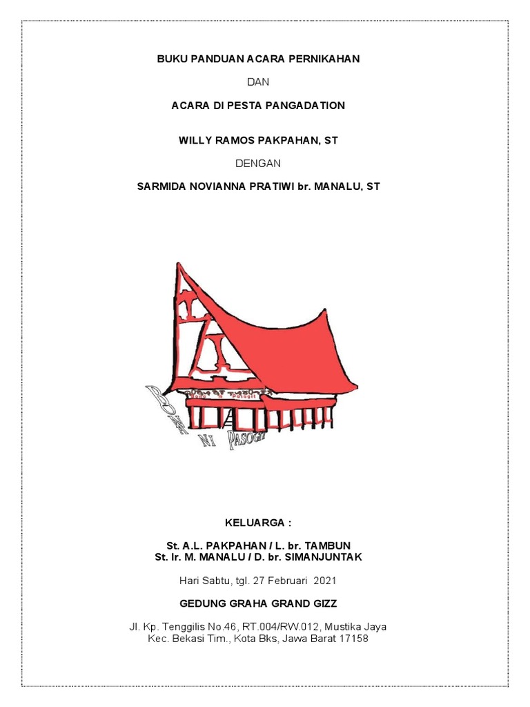 Buku Panduan Acara Pernikahan | PDF