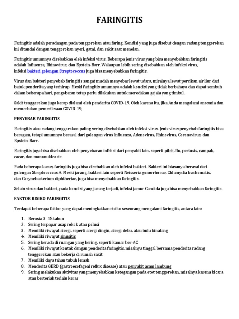 Faringitis Akut Pdf