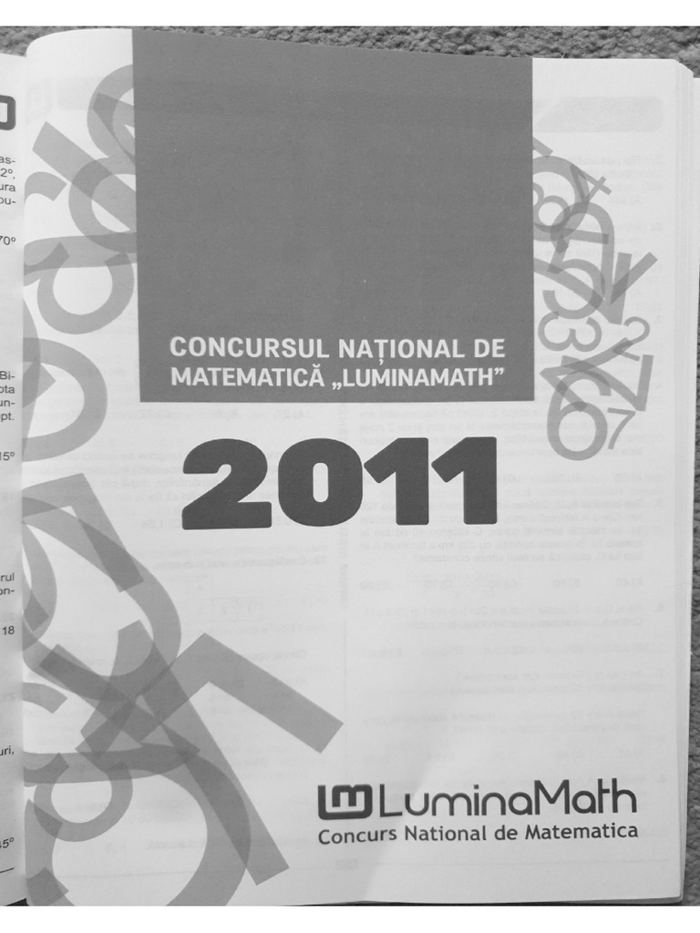 Luminamath Subiecte 2011 | PDF