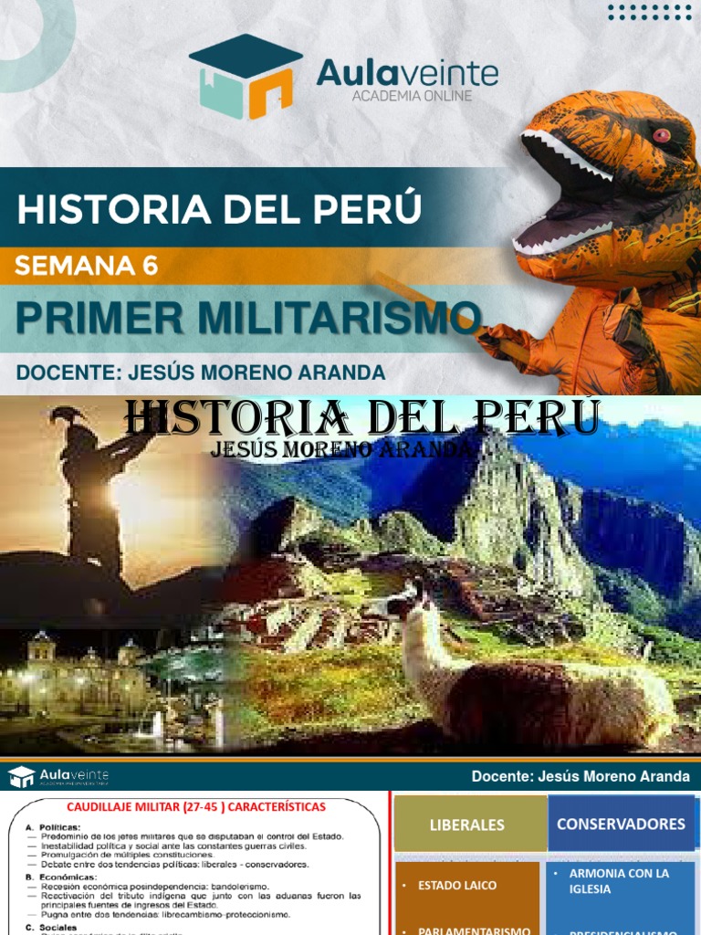 S6-Primer Militarismo | PDF | Perú | América del Sur