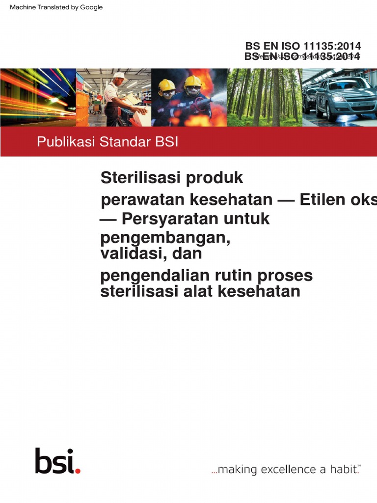 ISO 11135 (2014) (BS En) - Sterilization - Ethylene Oxyde ...