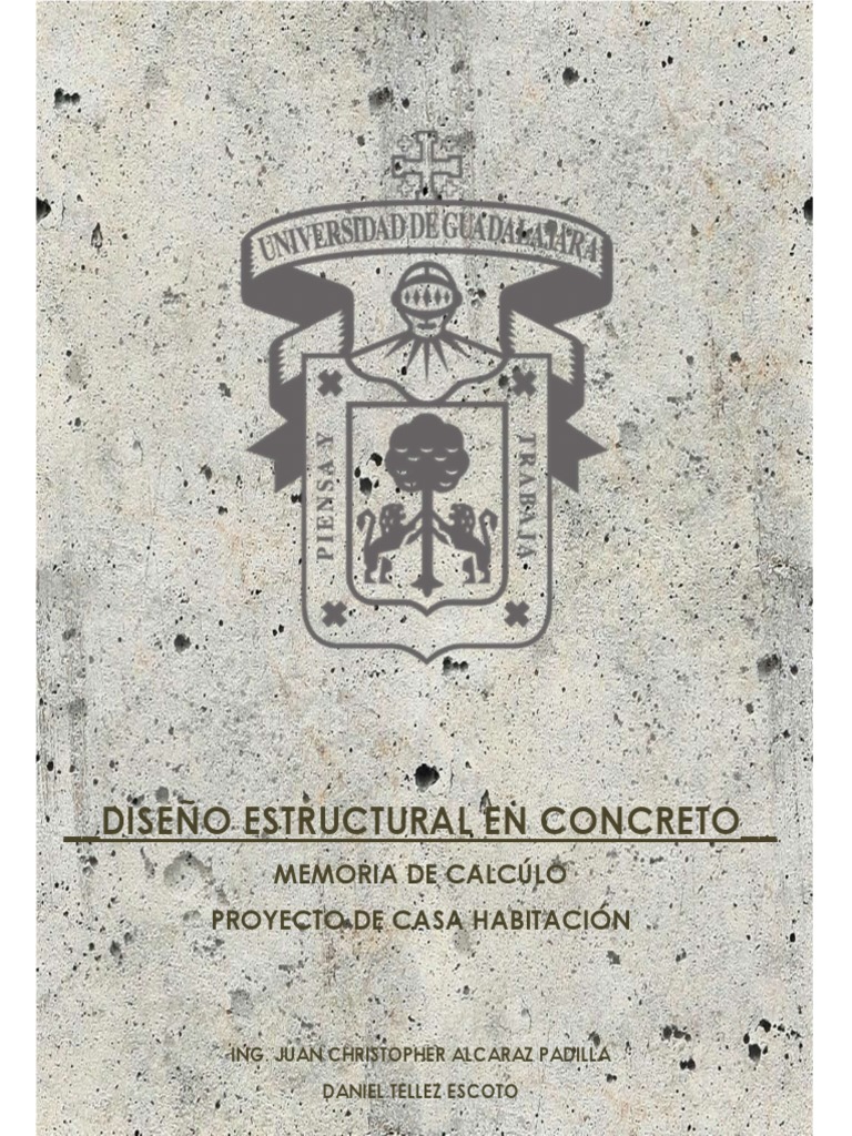 Análisis y Diseño Estructural en Concreto, Casa Habitación. | PDF ...