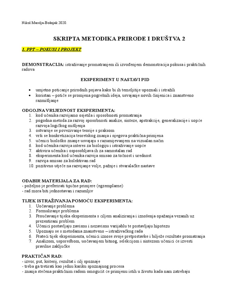 Kolokvij Met - PID 2 | PDF