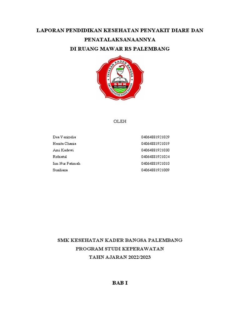 Laporan Hasil Penkes | PDF