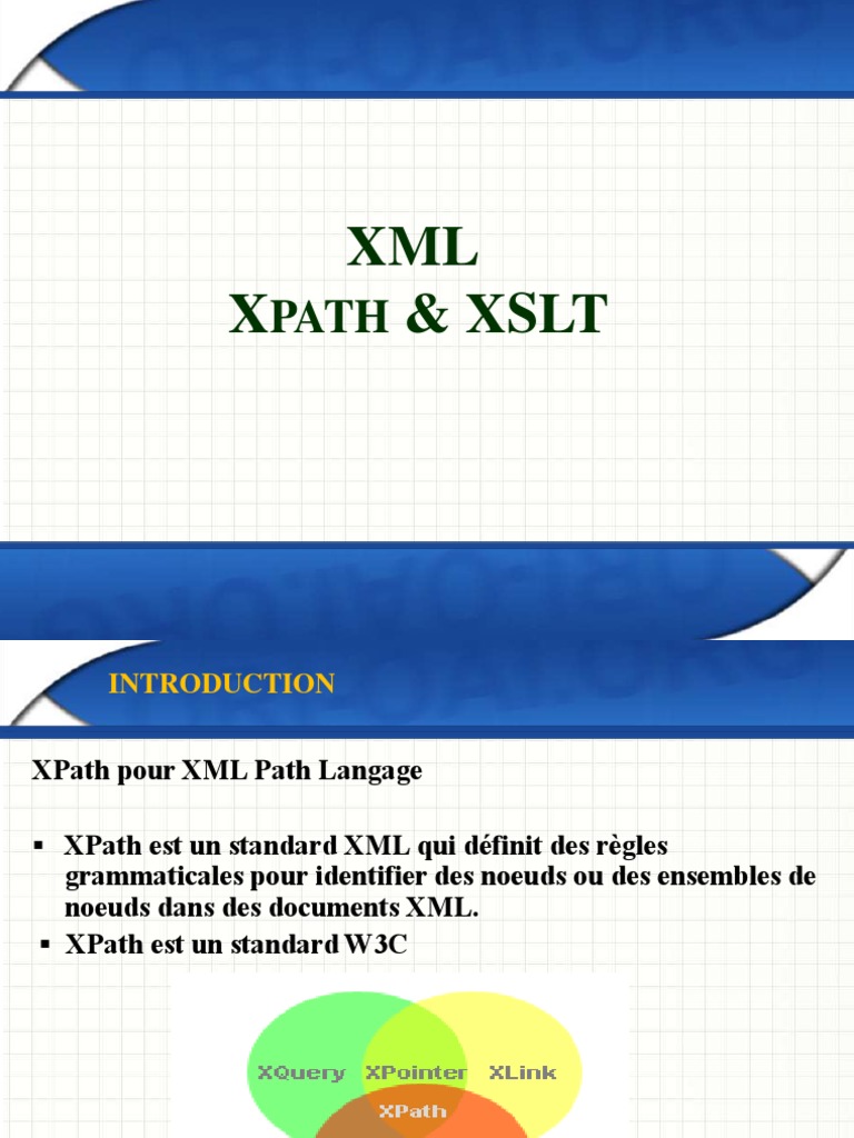 Xpath Et Xslt Pdf Xml Xpath