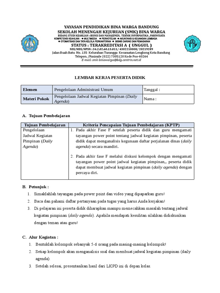 LKPD | PDF | Bisnis | Seni