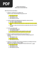VAT Exam Practice Questions | PDF | Value Added Tax | Taxes