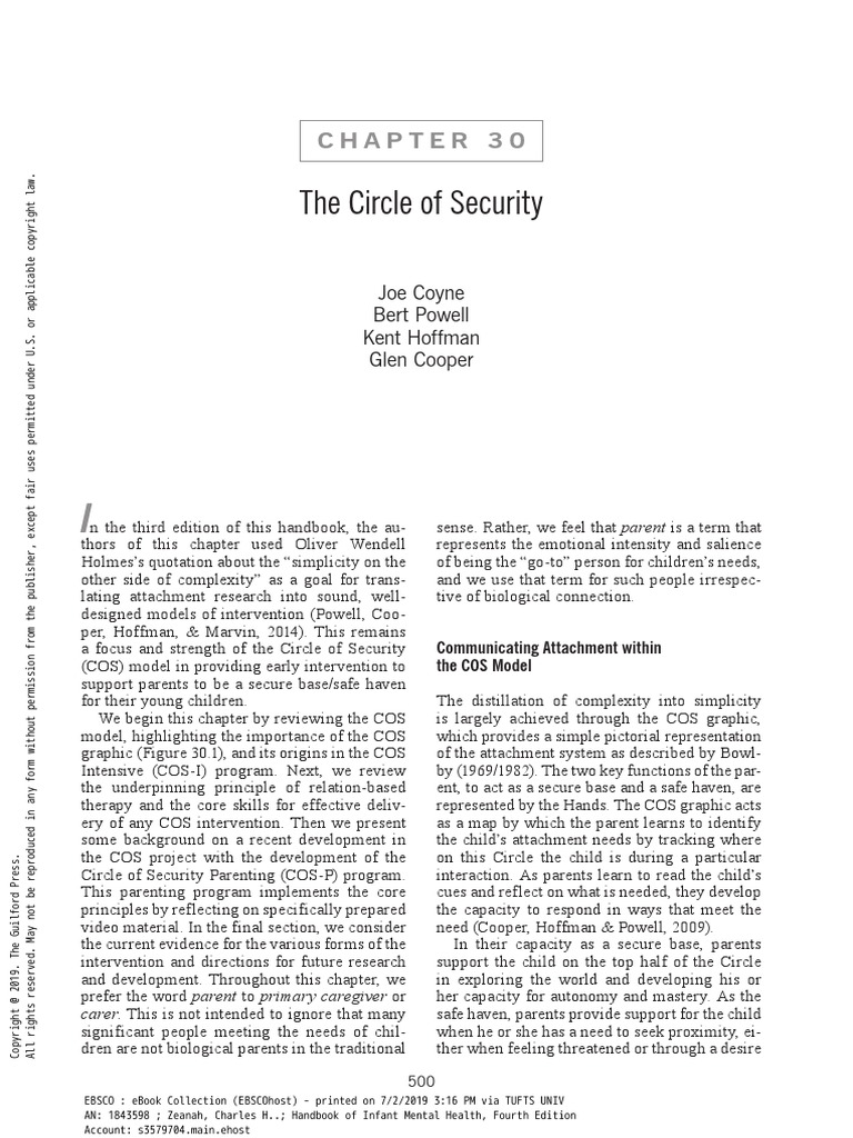 Chapter 30 The Circle of Security | PDF | Attachment Theory | Family