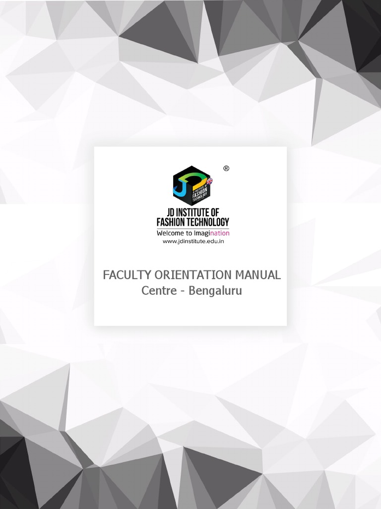 Faculty Orientation Manual Bangalore Edited | PDF | Laboratories | Bachelor's Degree