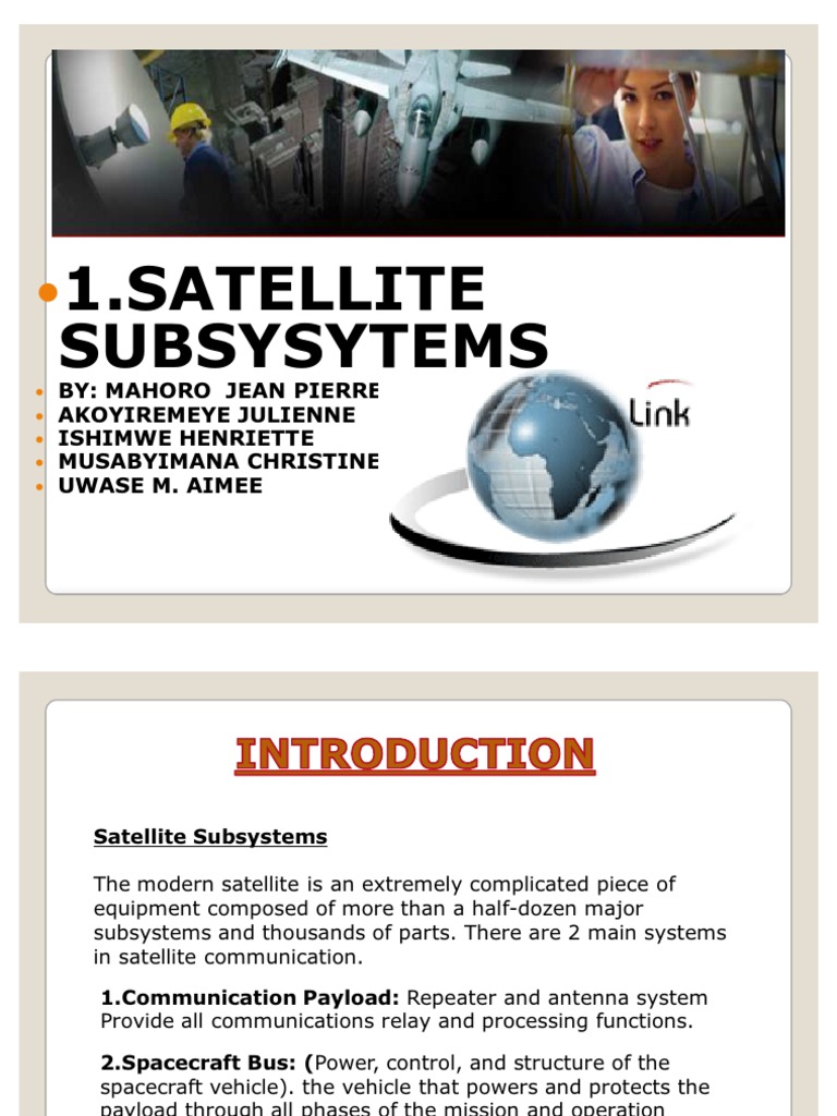 An Overview of the Major Subsystems that Comprise Modern Communication ...