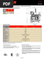 Clarke JU6H Specification Sheet | PDF | Horsepower | Engines