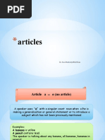 The Definite Article | PDF | Noun | Grammatical Number