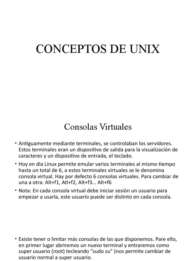 Conceptos de Unix | Descargar gratis PDF | Archivo de computadora | Biblioteca (informática)