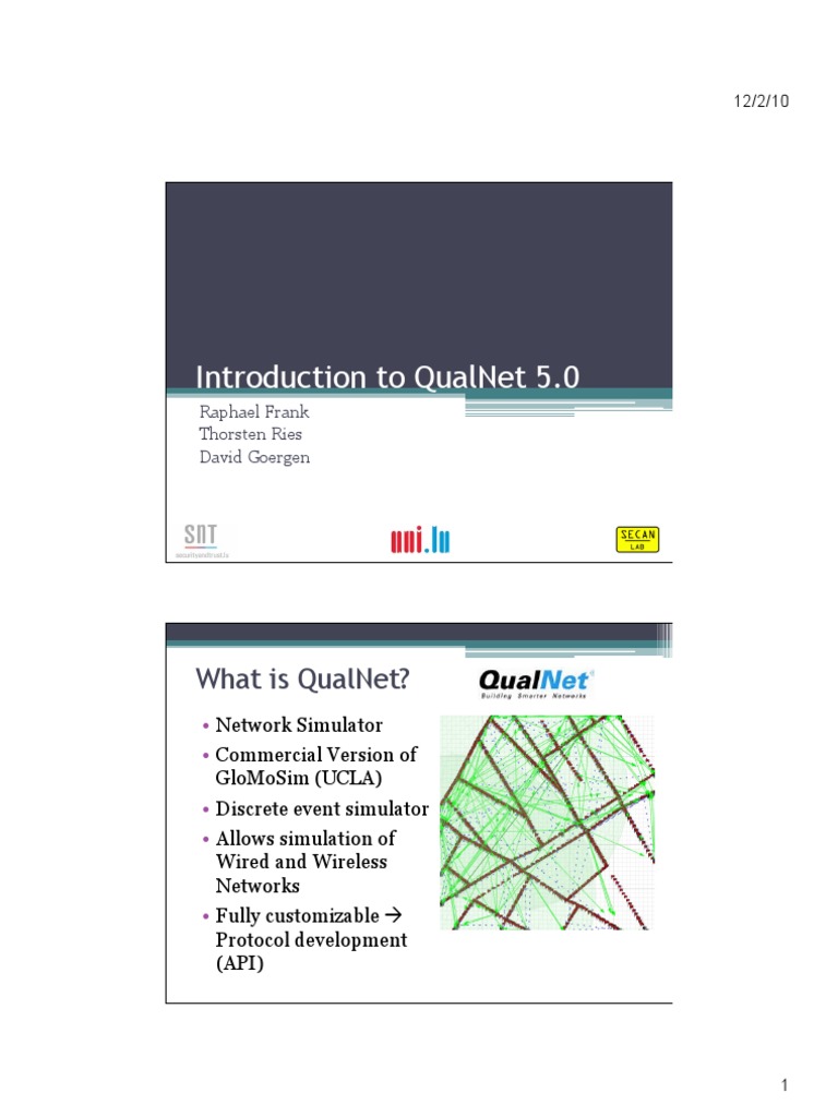 Qualnet Seminar Ws2010 | PDF | Routing | Wireless Ad Hoc Network