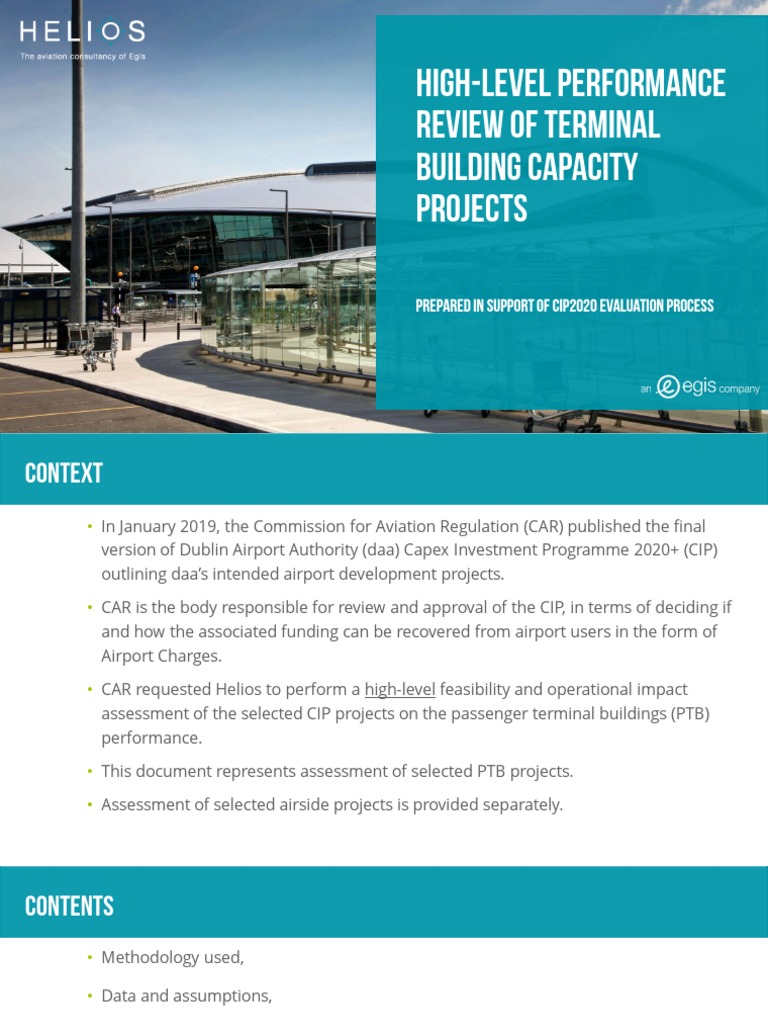2020-2024 Draft CIP Terminal Modelling | PDF | Airport | Transportation ...