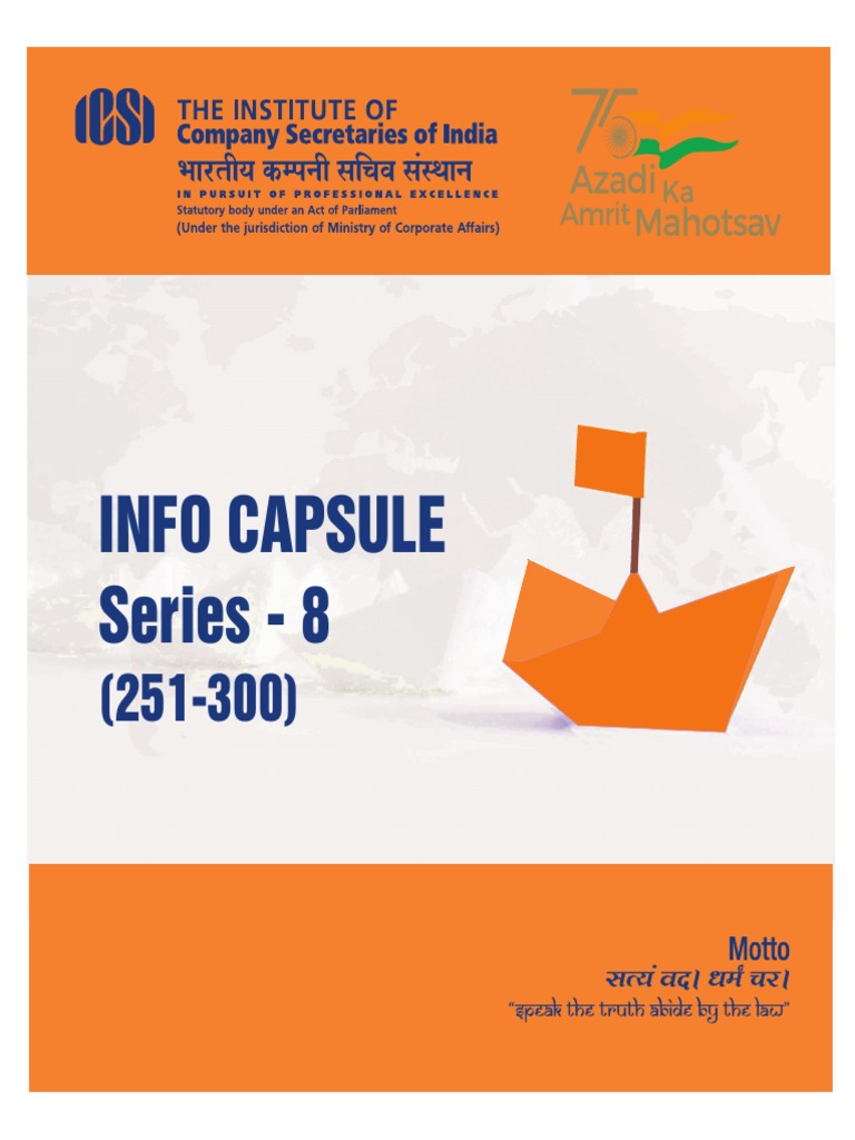 Info Capsule Series88 | PDF | Futures Contract | Limited Liability ...