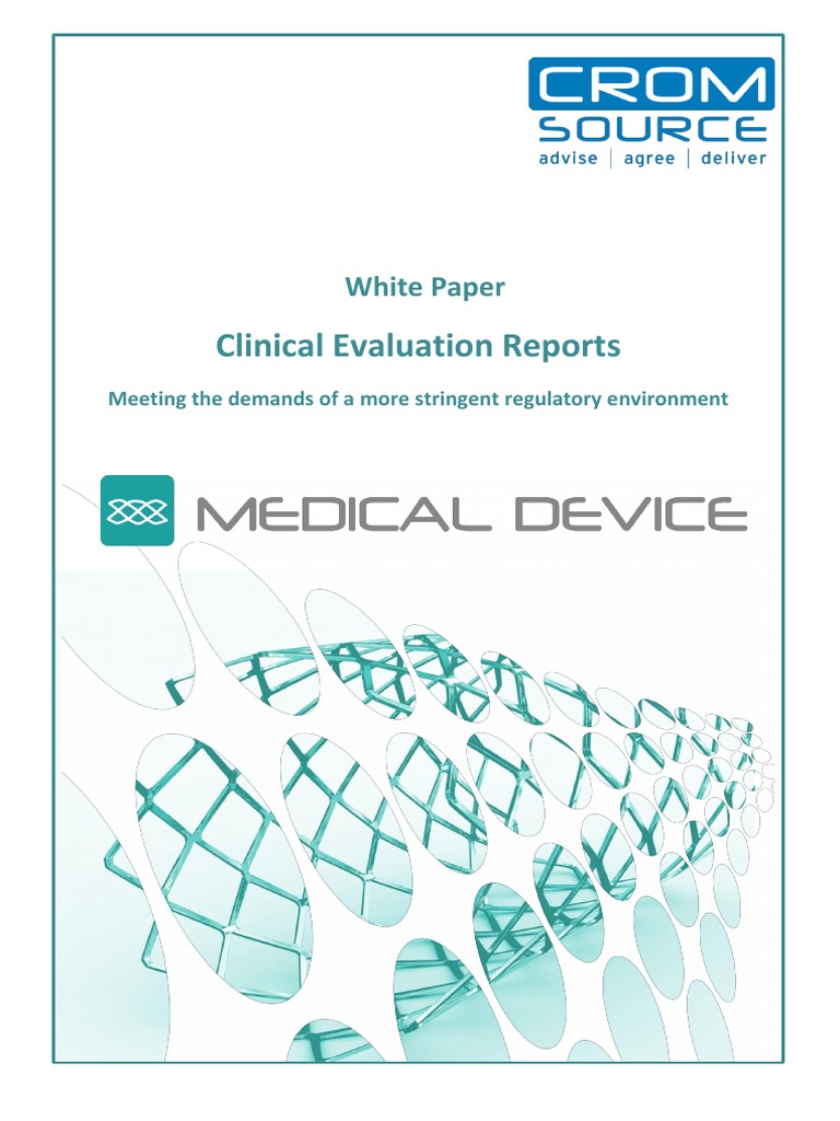 Clinical Evaluation Report Sample | PDF | Medical Device | Clinical Trial