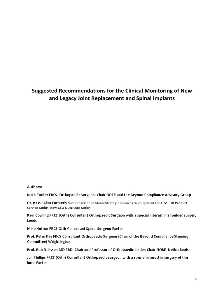 Clinical Monitoring | PDF | Medical Device | Risk