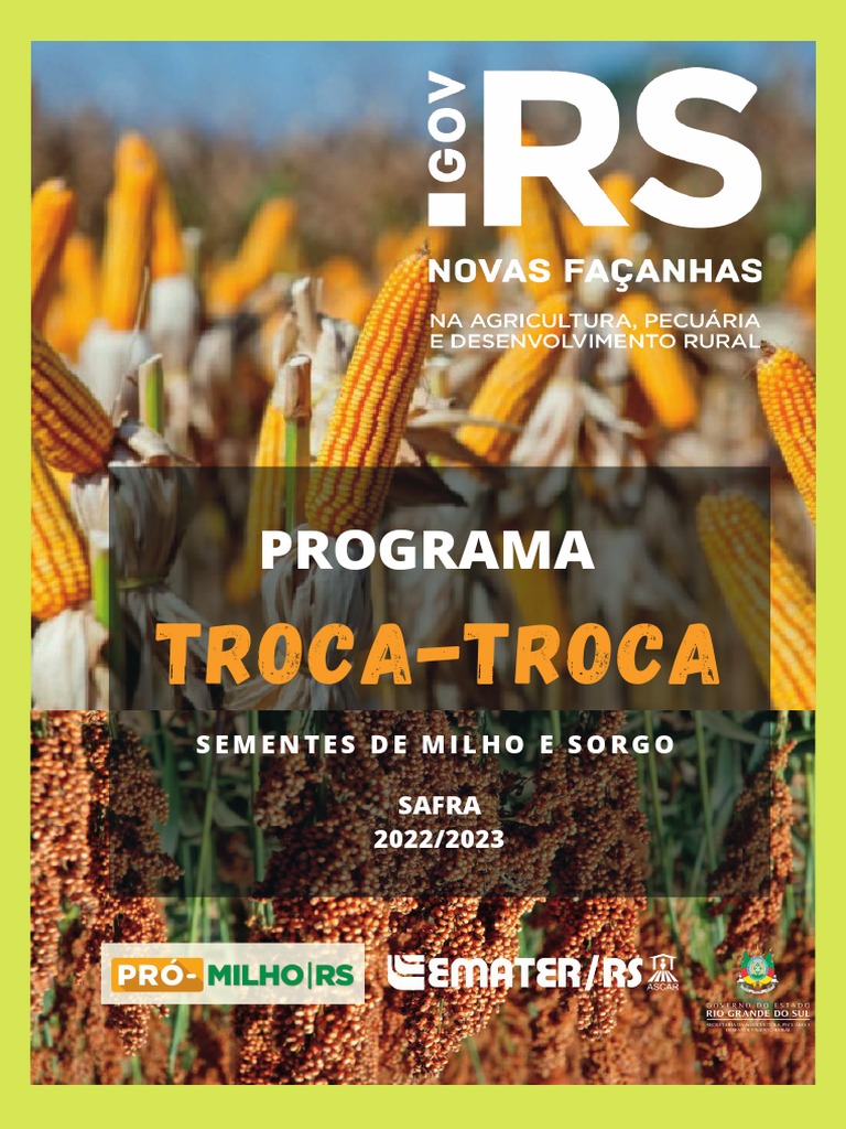 Informativo Tecnico Troca Troca Safra 2022 2023 | PDF | Milho | Agricultura