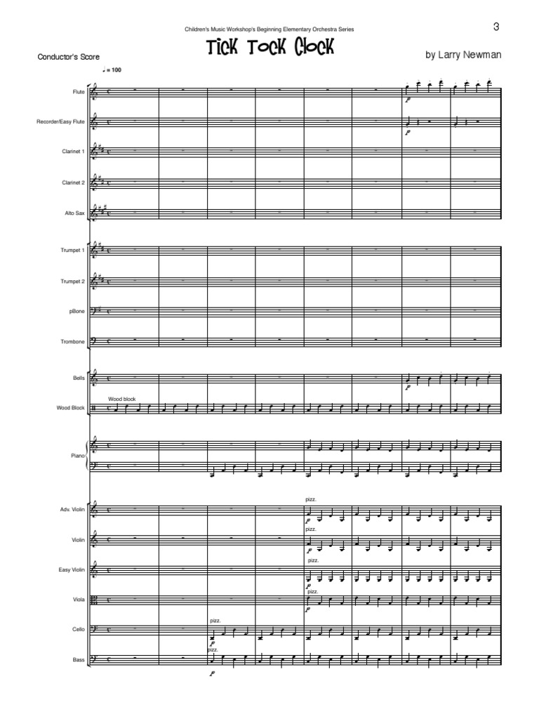 Tock Tock Conductor Sample | PDF | Production musicale | Instruments de ...