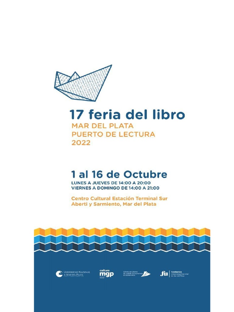 Programa Feria Del Libro 2022 | PDF