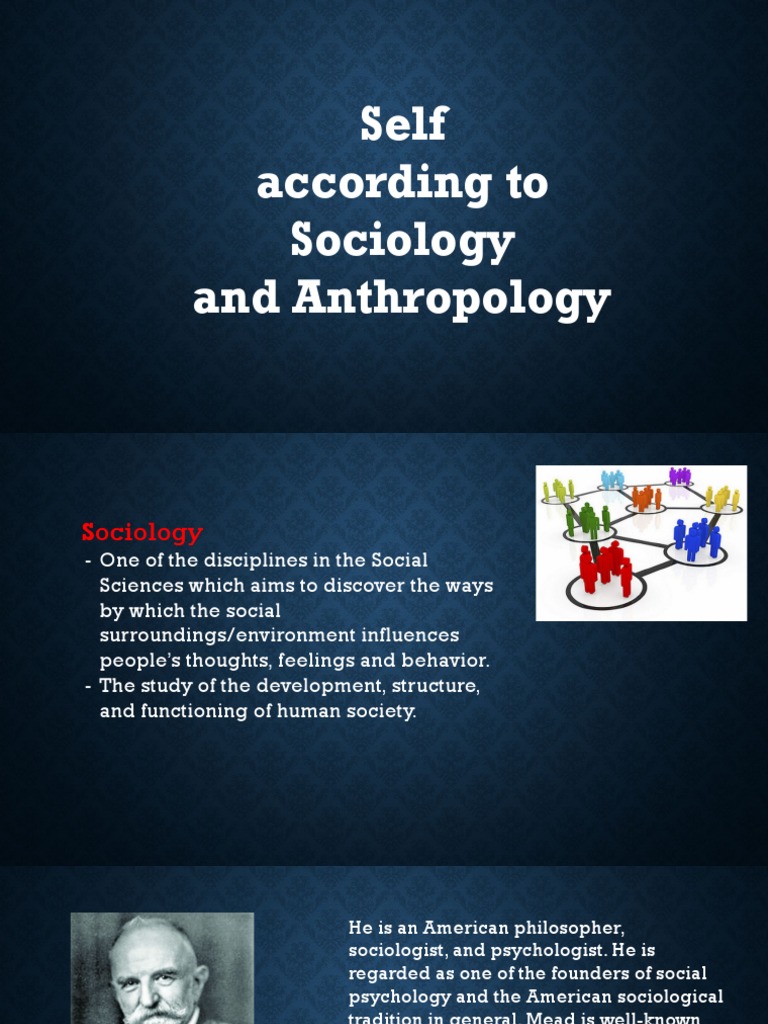 Self According To Sociology | PDF | Sociology | Social Psychology