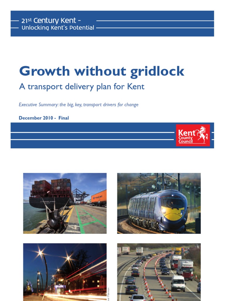 Kent's Transport Delivery Plan for Growth | PDF | Kent | Taxes