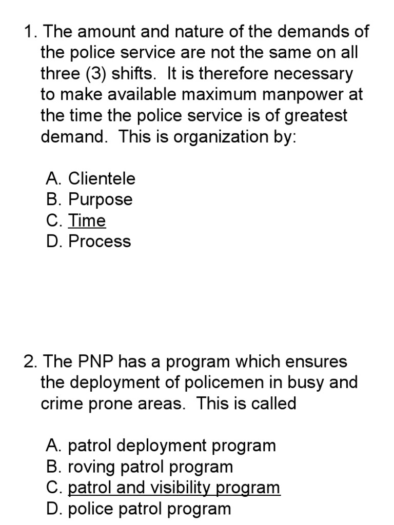 Lea 2 With Answer | PDF | Police | Test (Assessment)