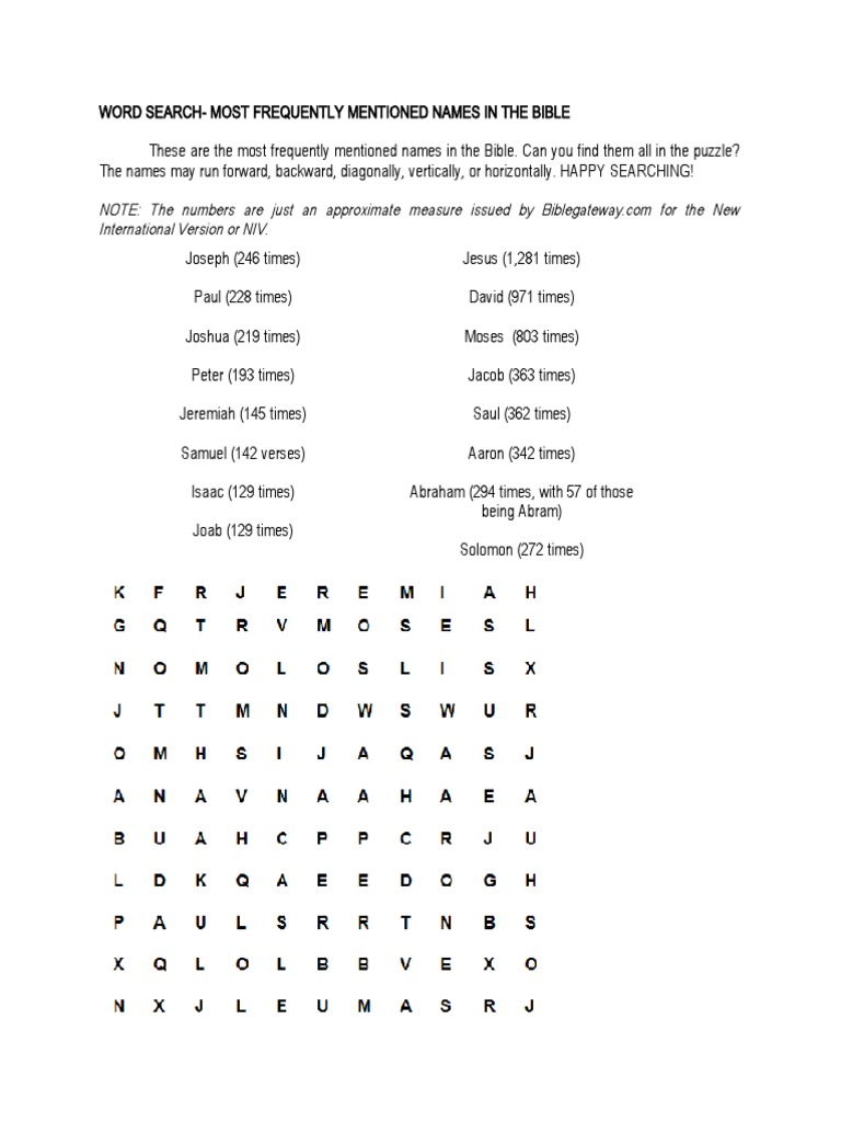 Word Search Puzzle 2 | PDF