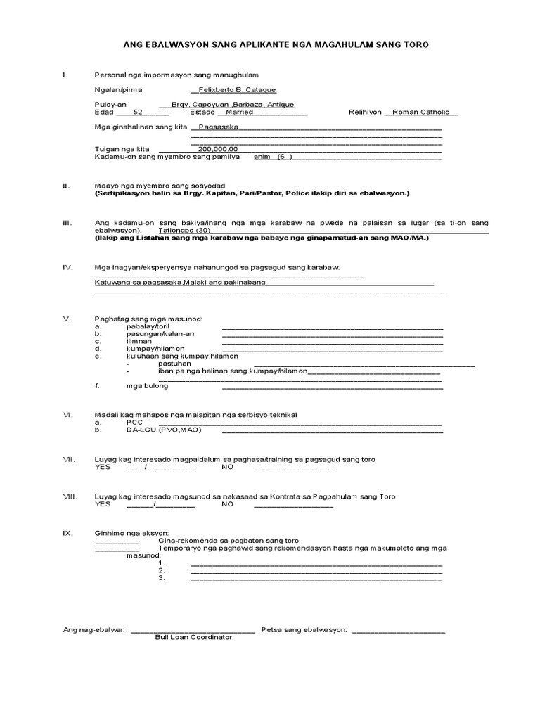 BLP Evaluation | PDF