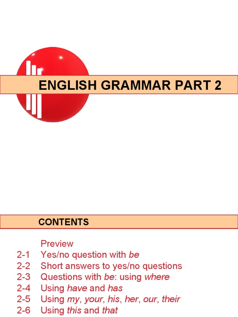 English Grammar Part 2 | PDF | Grammatical Number | Plural