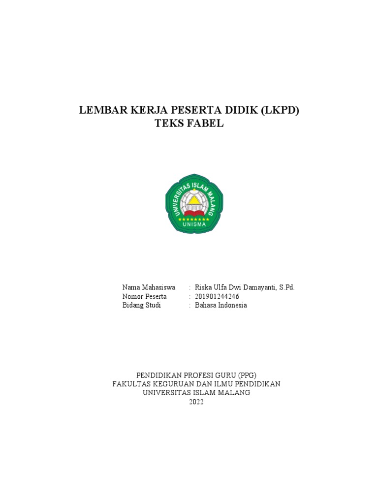 Unsur dan Latar dalam Teks Fabel | PDF