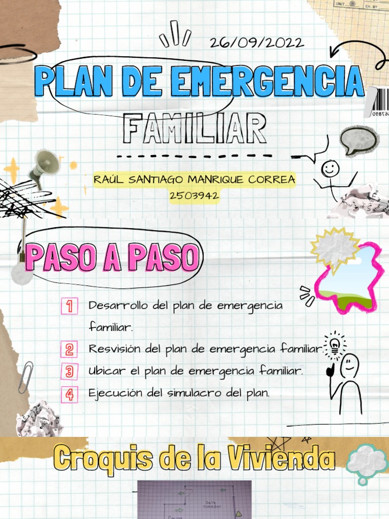 Plan de Emergencias Familiar | PDF