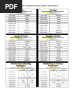 BSD S2 Finals Schedule REV | PDF