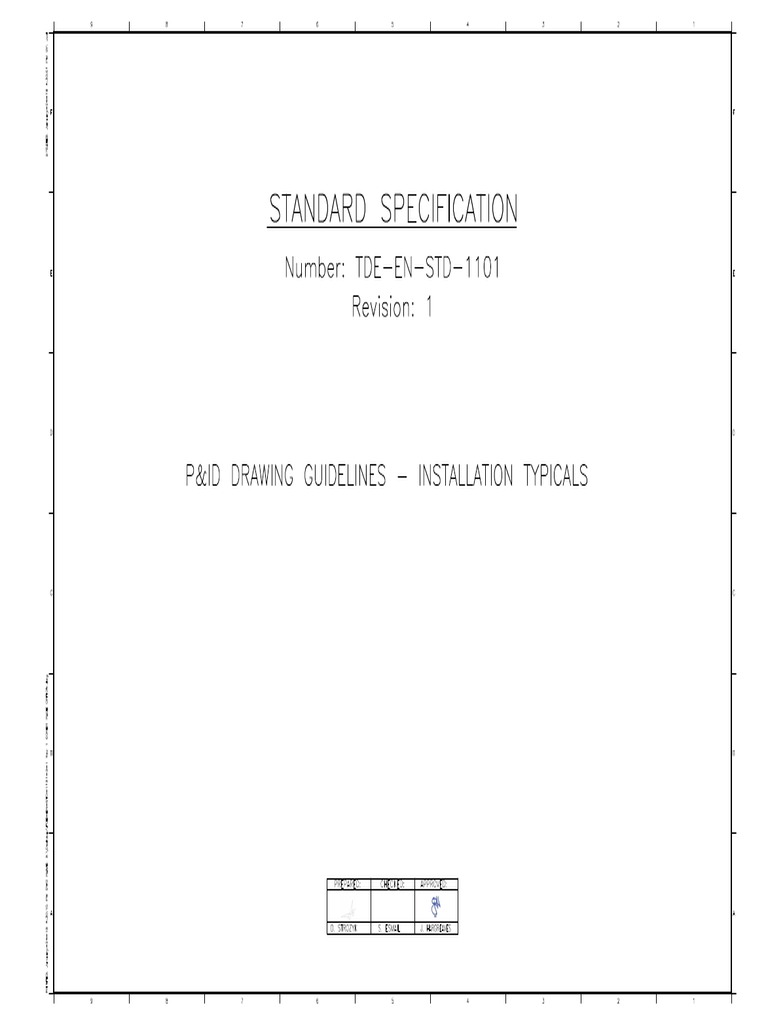 P&ID Drawing Guidelines | PDF | Stainless Steel | Pipe (Fluid Conveyance)