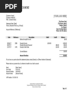 SOA Email Template | PDF