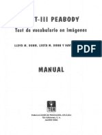 PEABODY Manual PPVT III PDF | PDF