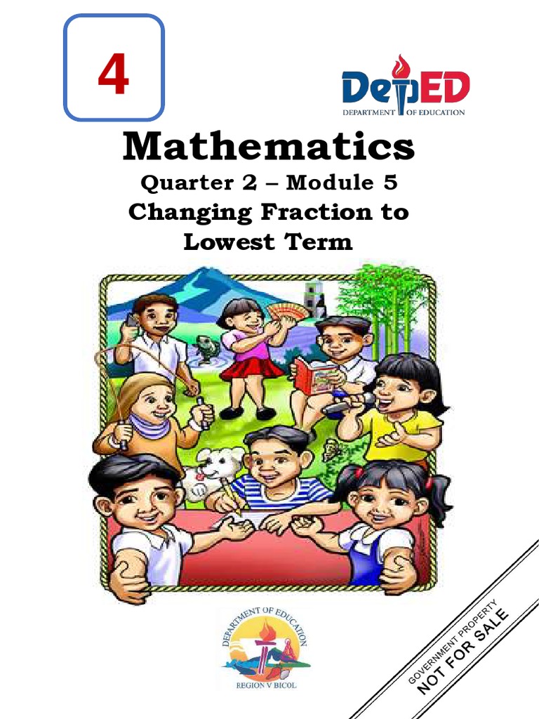 G4 Q2 Module 5 Changing Fraction To Lowest Term | PDF | Mathematics