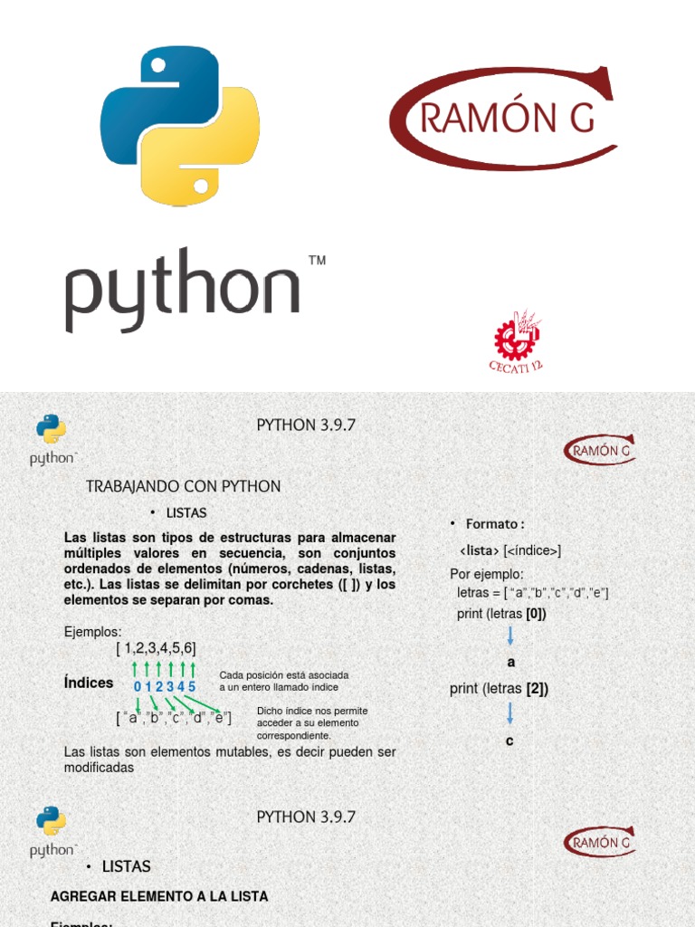 Python Five Ramón | PDF | Python (lenguaje de programación) | Programación orientada a objetos
