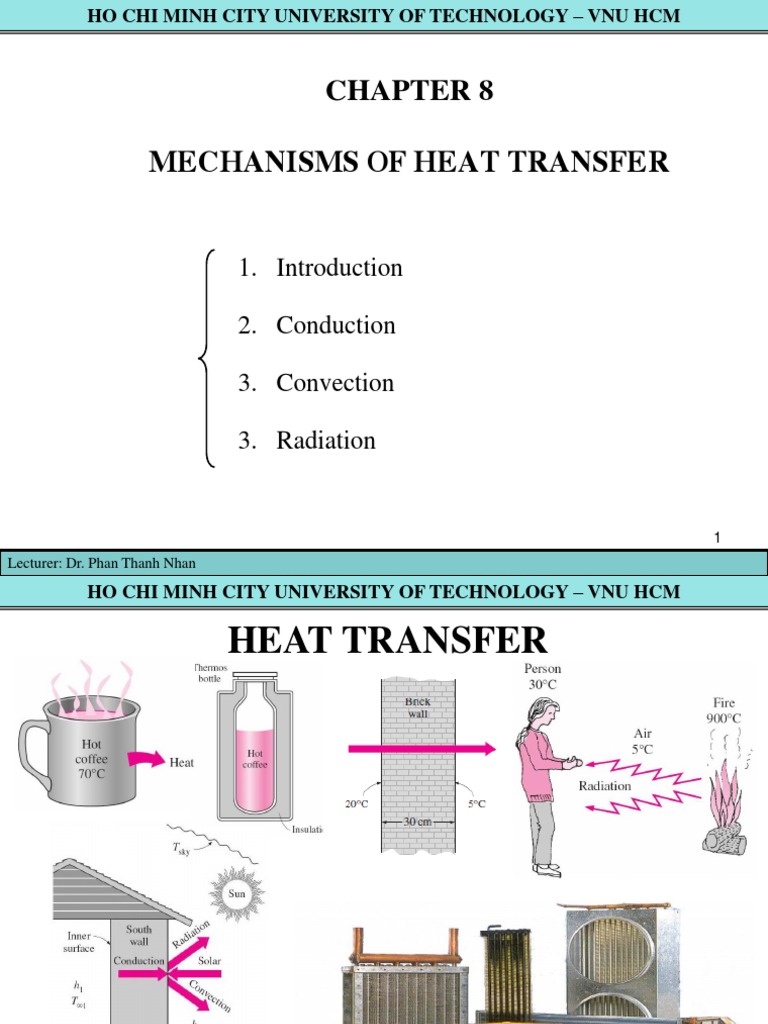 Chapter 8 - Mechanisms of Heat Transfer | PDF | Heat Transfer | Thermal ...