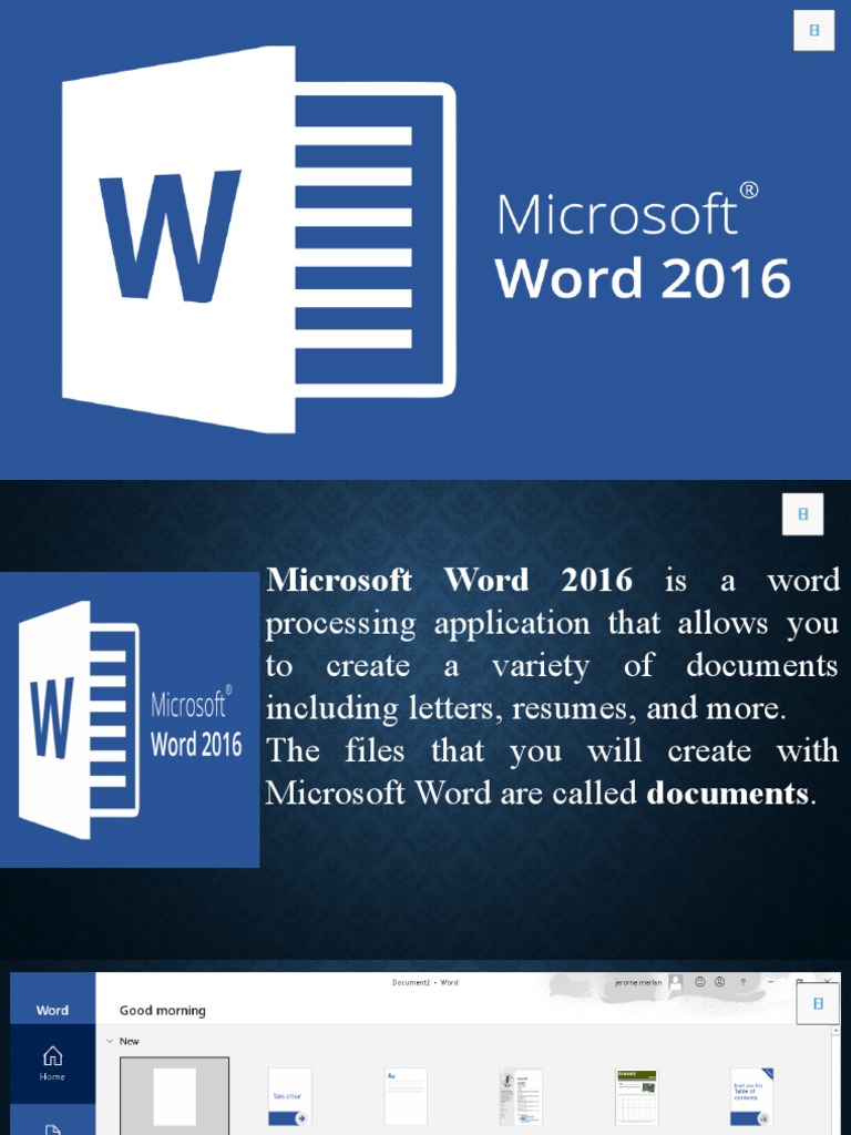 Microsoft Word 2016 | PDF
