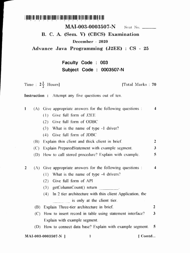 J2ee 2020 | PDF | Spring Framework | Http Cookie