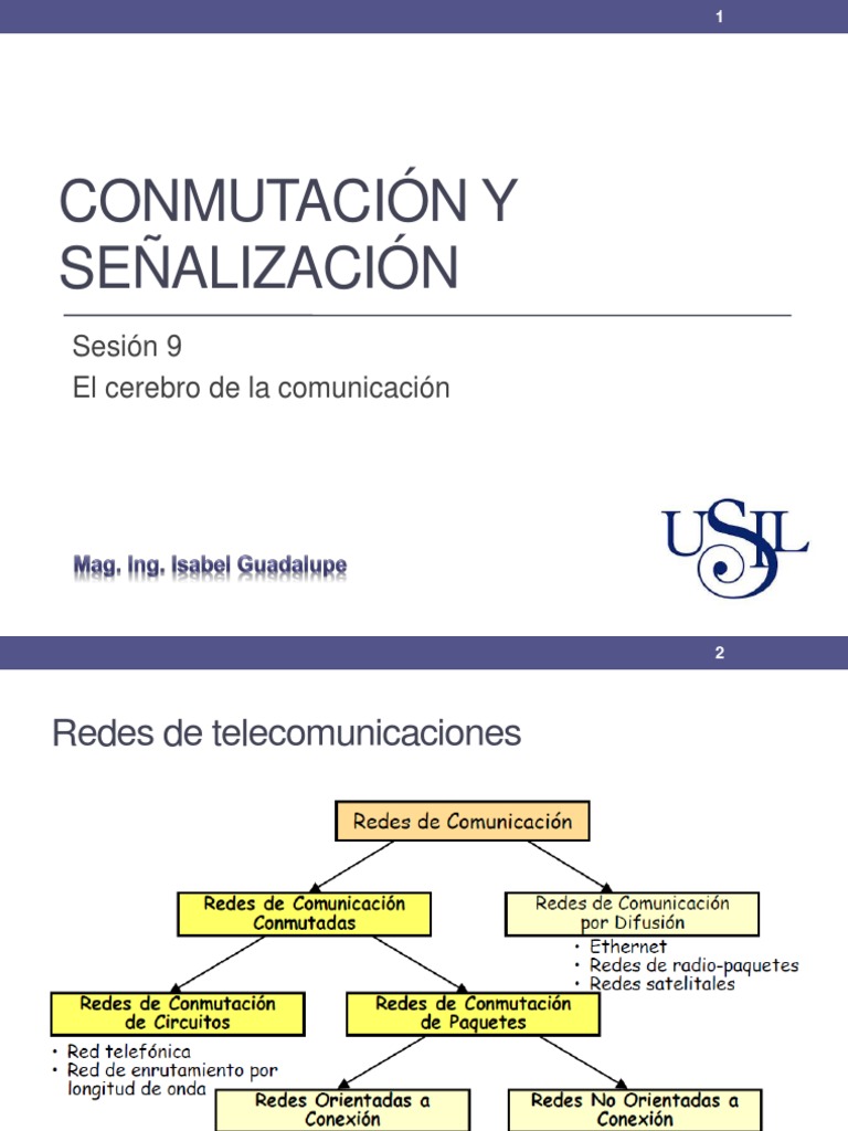 S9 Conmutación-Redes | PDF | Cambio de paquetes | Protocolos de ...