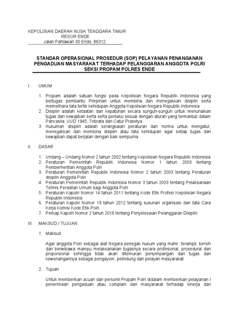 Sop Sidang Disiplin 1 | PDF