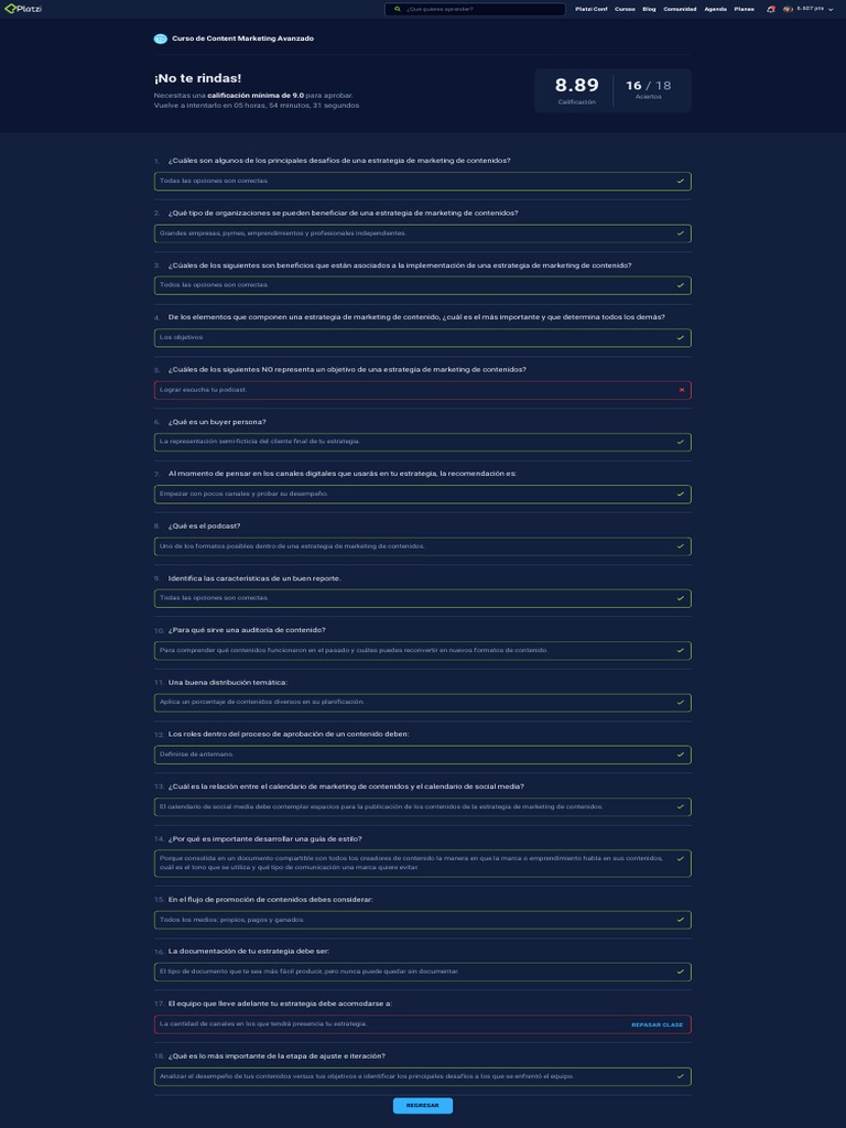 Https Platzi - Com Clases Examen Resultados 1664 | PDF | Marketing | Business