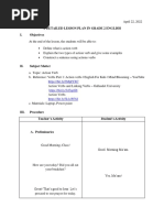 Detailed Lesson Plan in English For Grade 2 | PDF | Verb | Grammatical ...